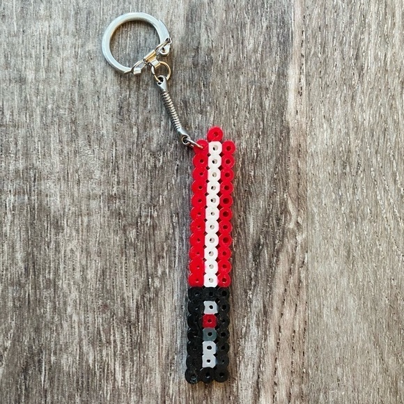 Handmade | Other | Star Wars Light Saber Keychain Perler Beads Handmade ...